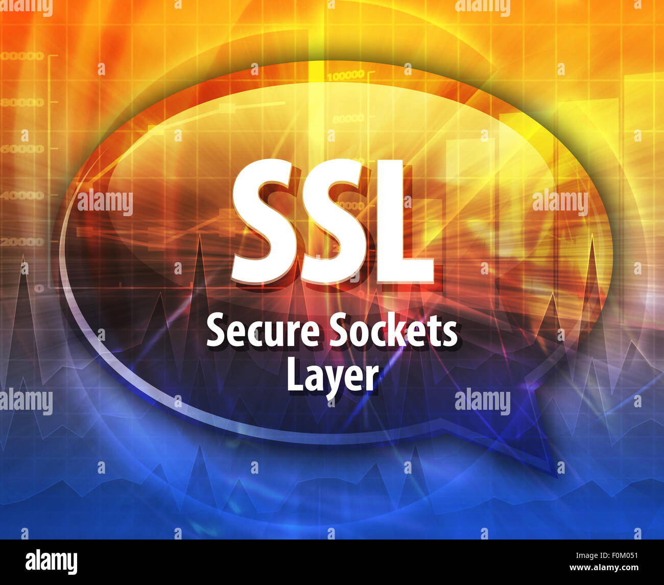 Speech bubble illustration of information technology acronym ...