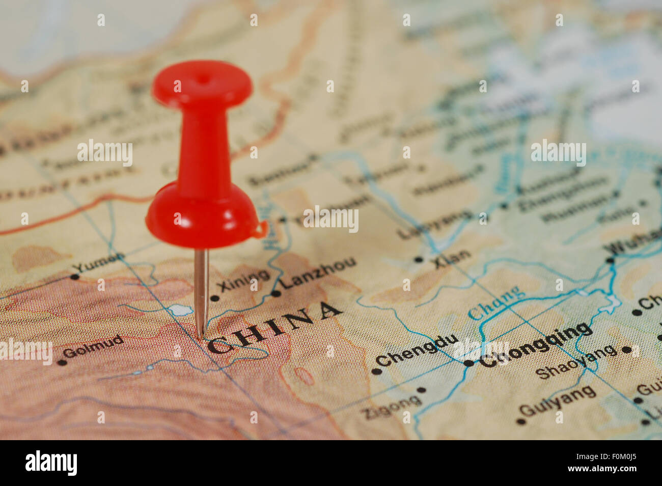 China region map hi-res stock photography and images - Alamy