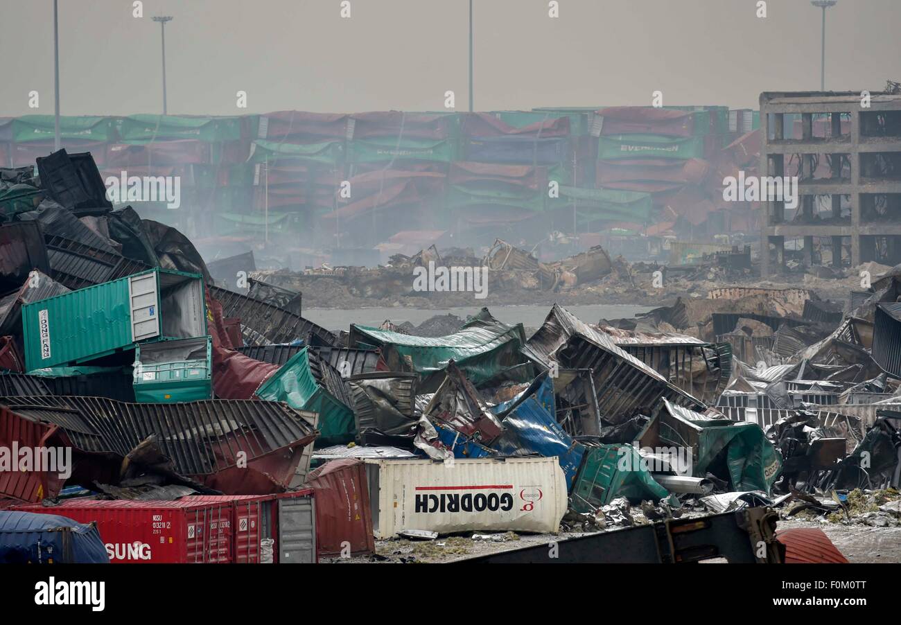 Tianjin explosion hi-res stock photography and images - Alamy