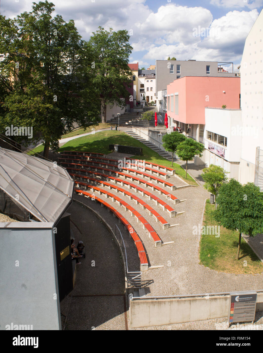 EUROCENTRUM Jablonec nad Nisou amphitheatre Stock Photo - Alamy