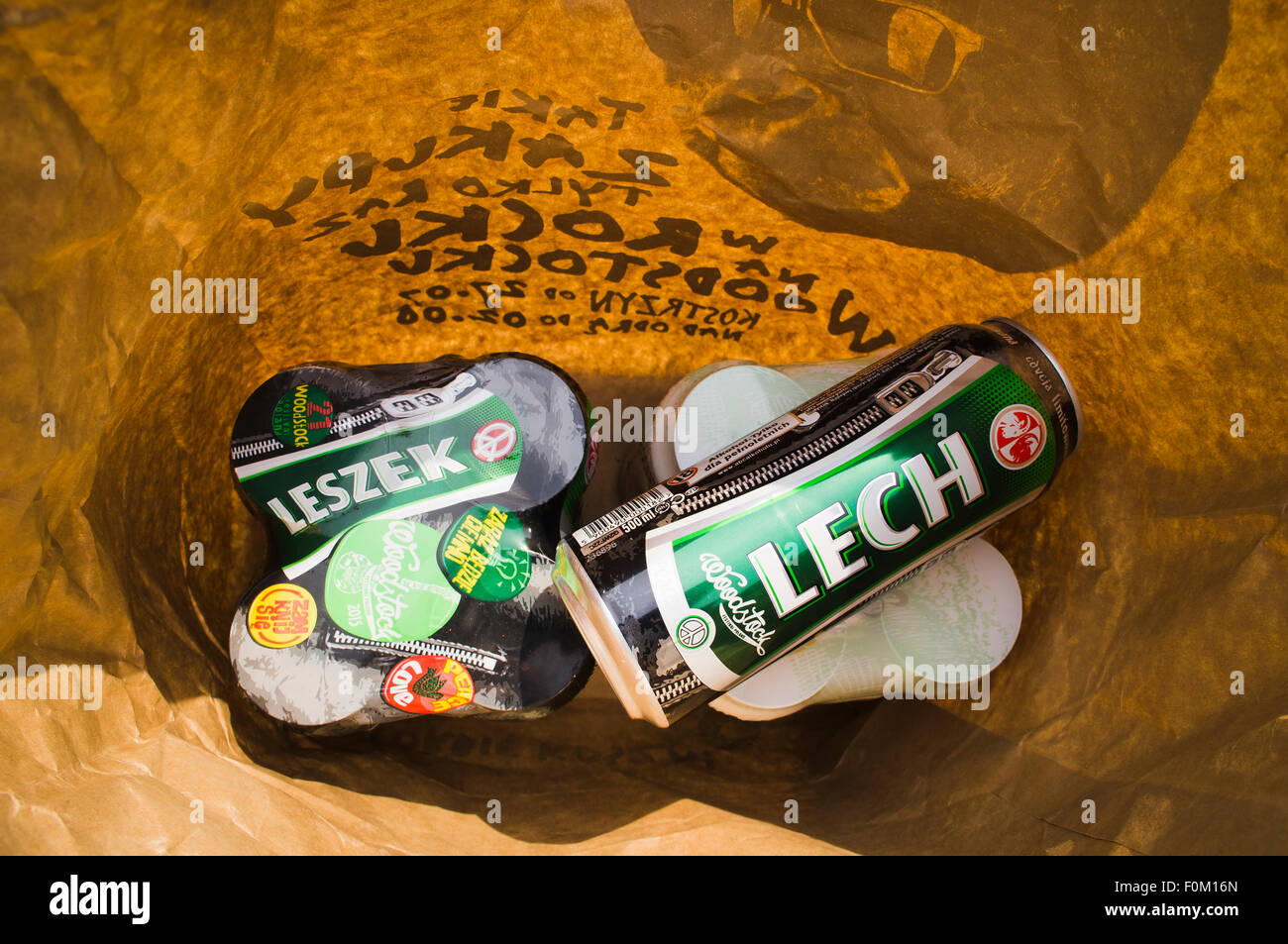 Lech Beer can, Leszek, tin, cans, tins, Aluminium, Al, WOODSTOCK ...