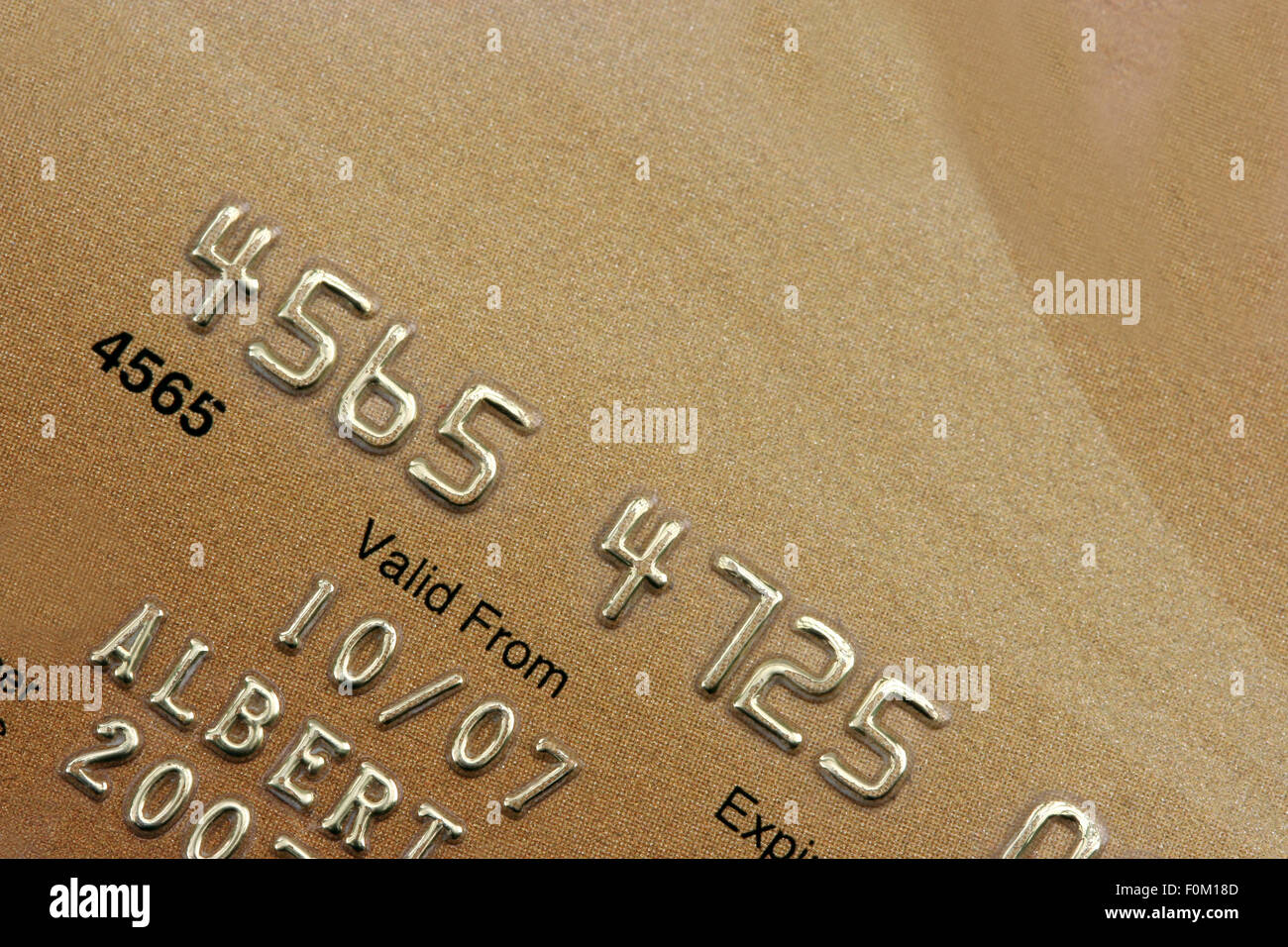 Credit card numbers hi-res stock photography and images - Alamy