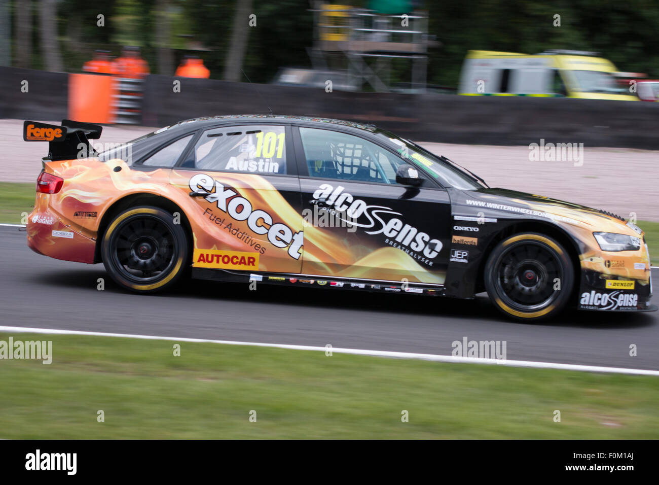 Rob Austin at Druids in his Exocet AlcoSense Audi A4 Sherman Oulton ...