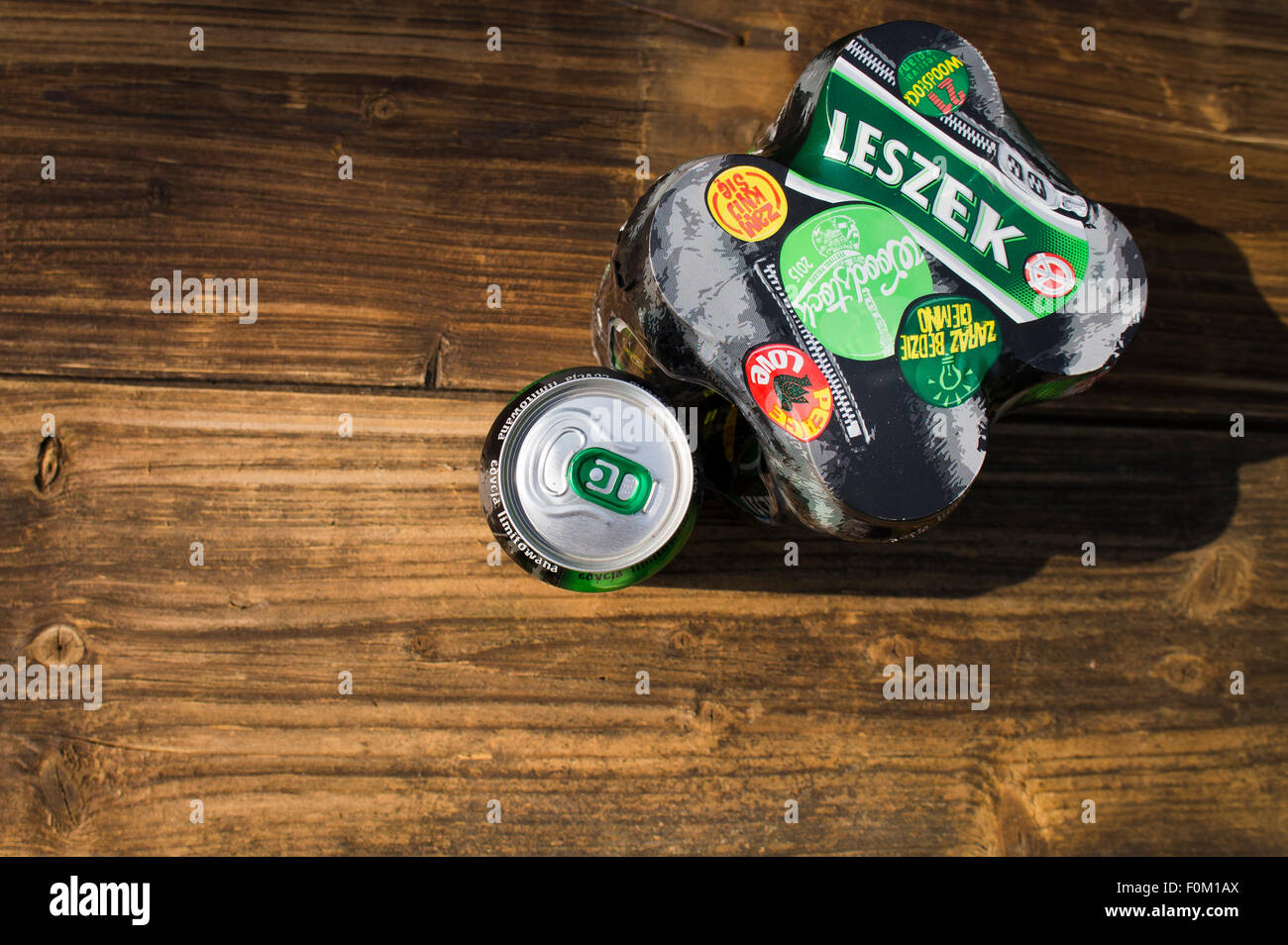 Lech beer can leszek tin hi-res stock photography and images - Alamy