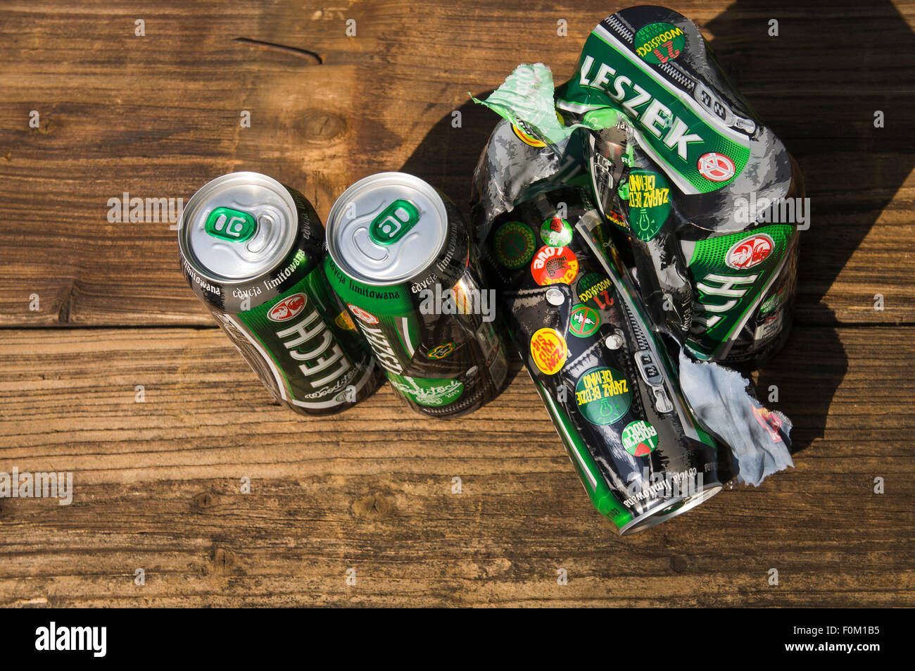 Lech beer can leszek tin hi-res stock photography and images - Alamy