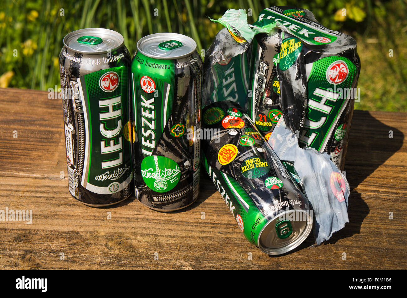 Lech beer can leszek tin hi-res stock photography and images - Alamy