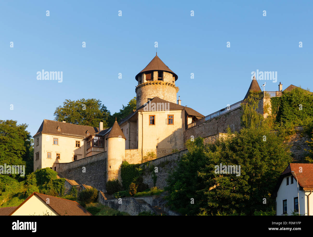 Litschau castle, Litschau, Waldviertel, Lower Austria, Austria Stock ...