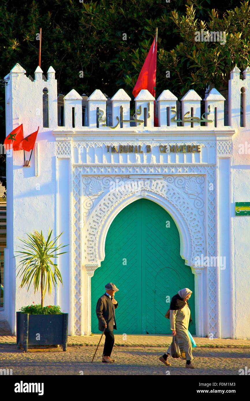 Colonial Building in Grand Socco, Tangier, Morocco, North Africa Stock ...