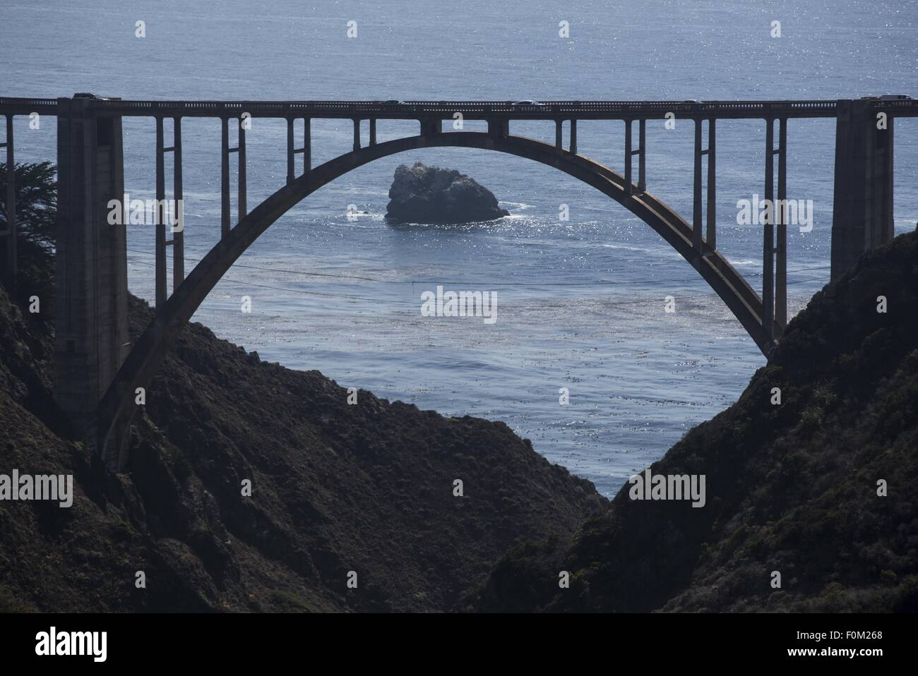 Los Angeles, California, USA. 15th Aug, 2015. Bixby Creek Bridge, also ...