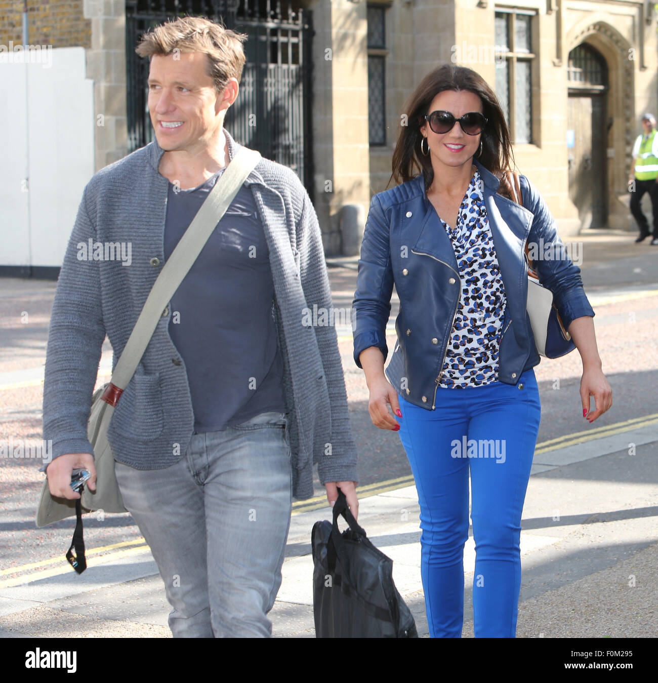 Susanna Reid and Ben Shepherd outside the ITV Studios Featuring ...