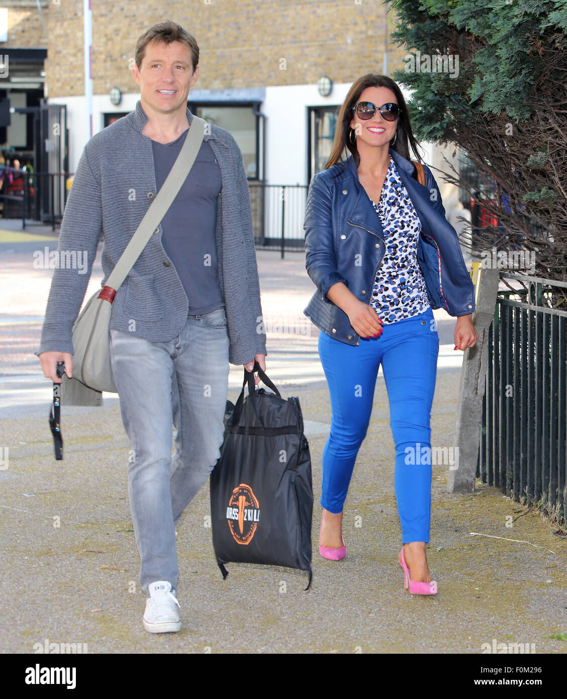 Susanna Reid and Ben Shepherd outside the ITV Studios Featuring ...