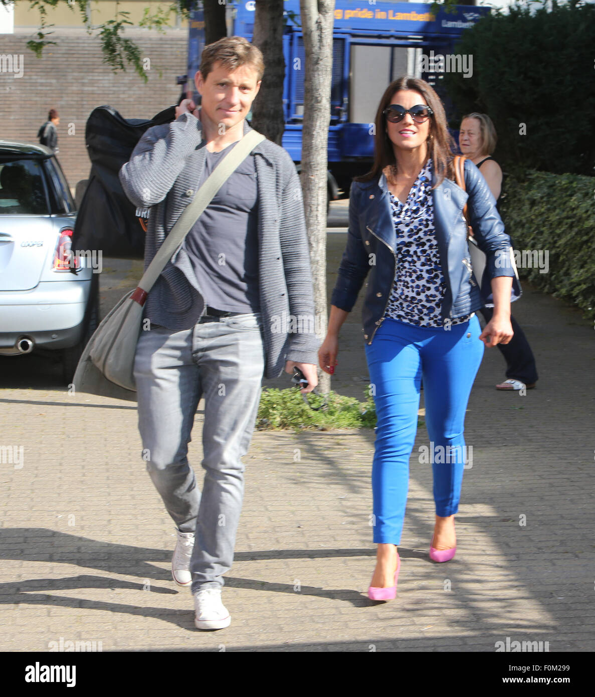 Susanna Reid and Ben Shepherd outside the ITV Studios Featuring ...