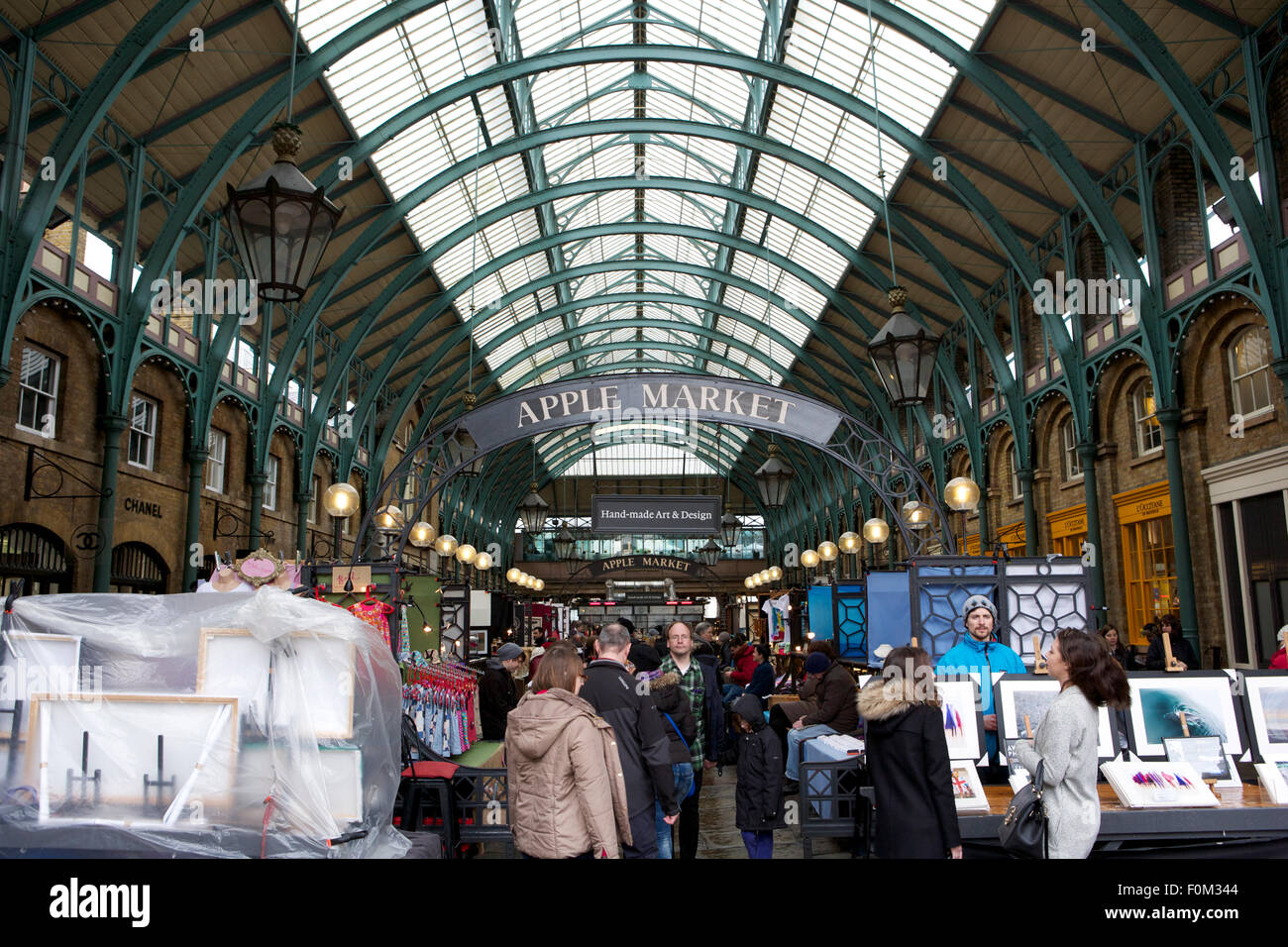 Convent Garden, London, Apple Market, now used as a general market ...