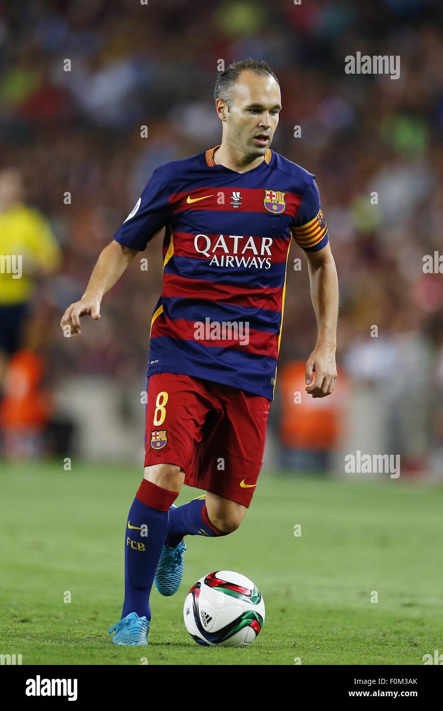 Andres Iniesta (Barcelona), AUGUST 17, 2015 - Football / Soccer ...