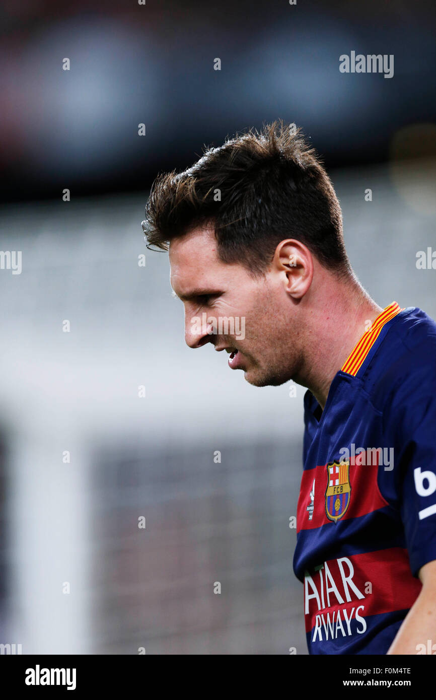 Lionel Messi (Barcelona), AUGUST 17, 2015 - Football / Soccer : Spanish ...