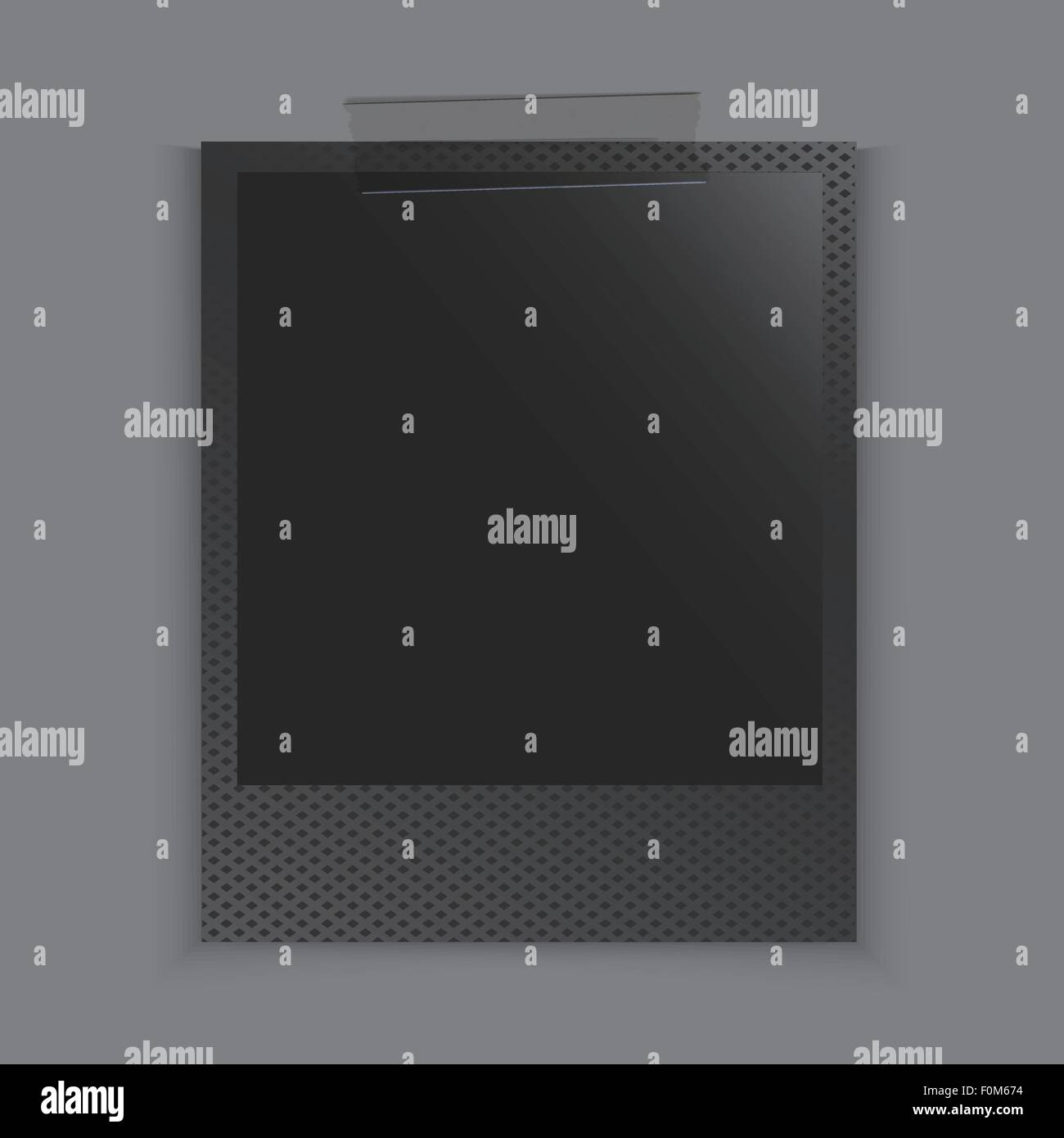 Old photo frame sticky Stock Vector Images - Alamy