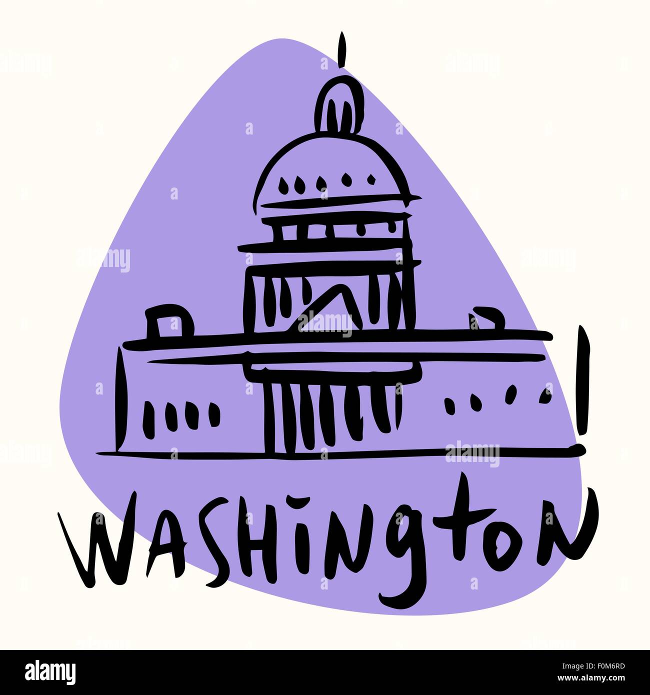 Postcard of washington hi-res stock photography and images - Alamy