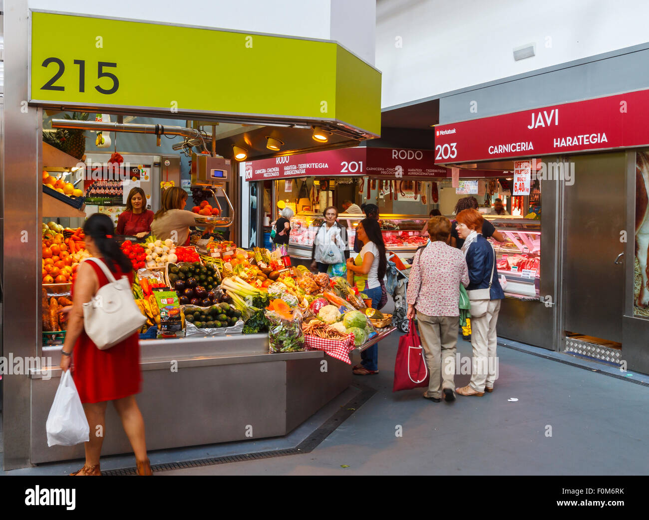 La Ribera Market. Bilbao. Biscay, Spain, Europe Stock Photo - Alamy