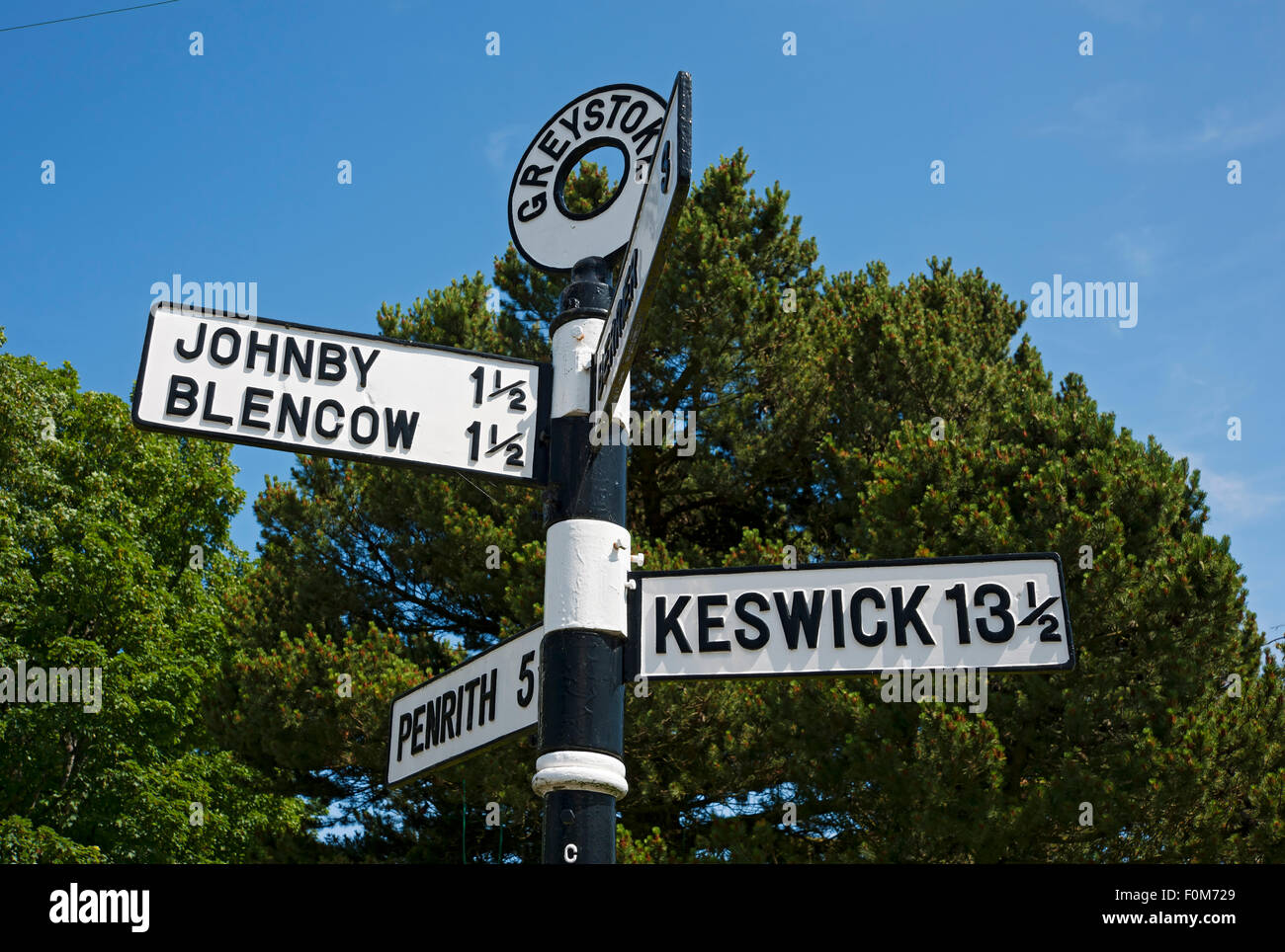 Old motoring road signs hi-res stock photography and images - Alamy