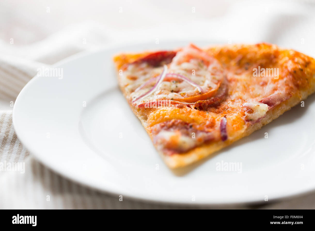 Pizza on plate hi-res stock photography and images - Alamy