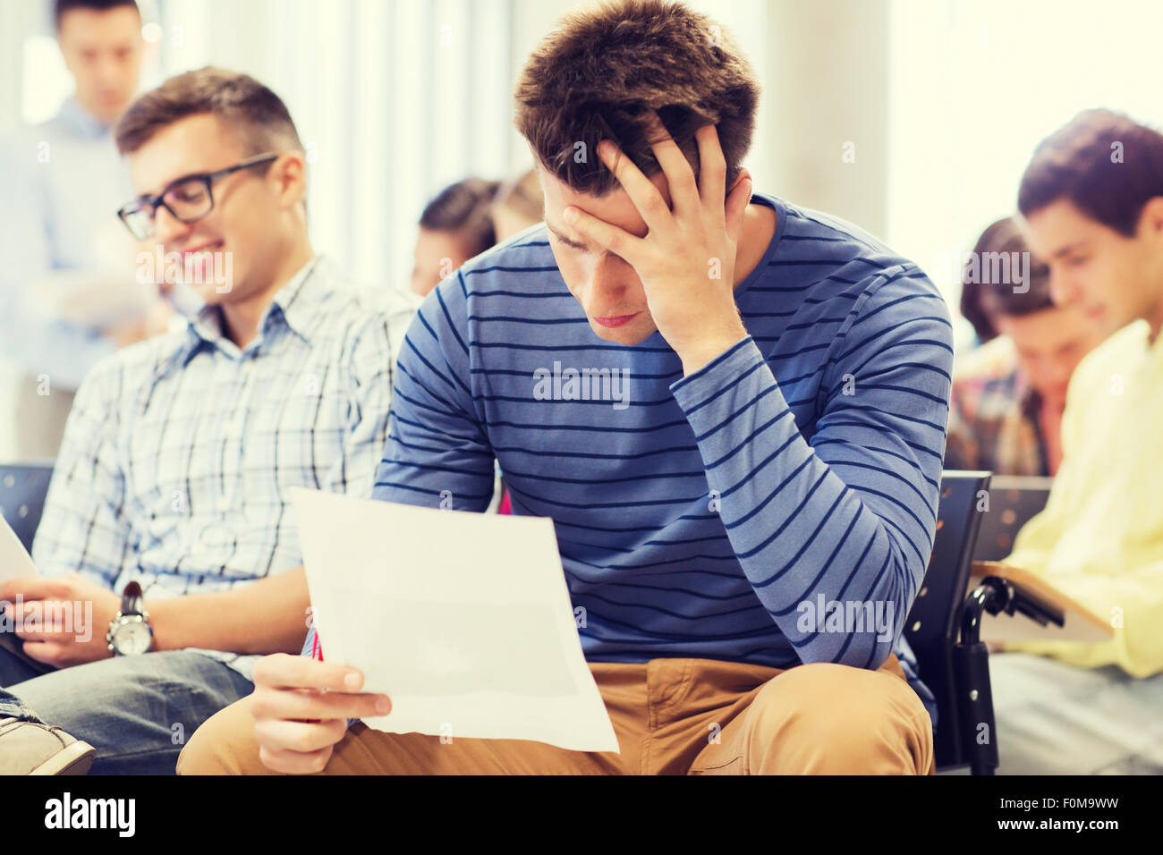 Stressed students hi-res stock photography and images - Alamy