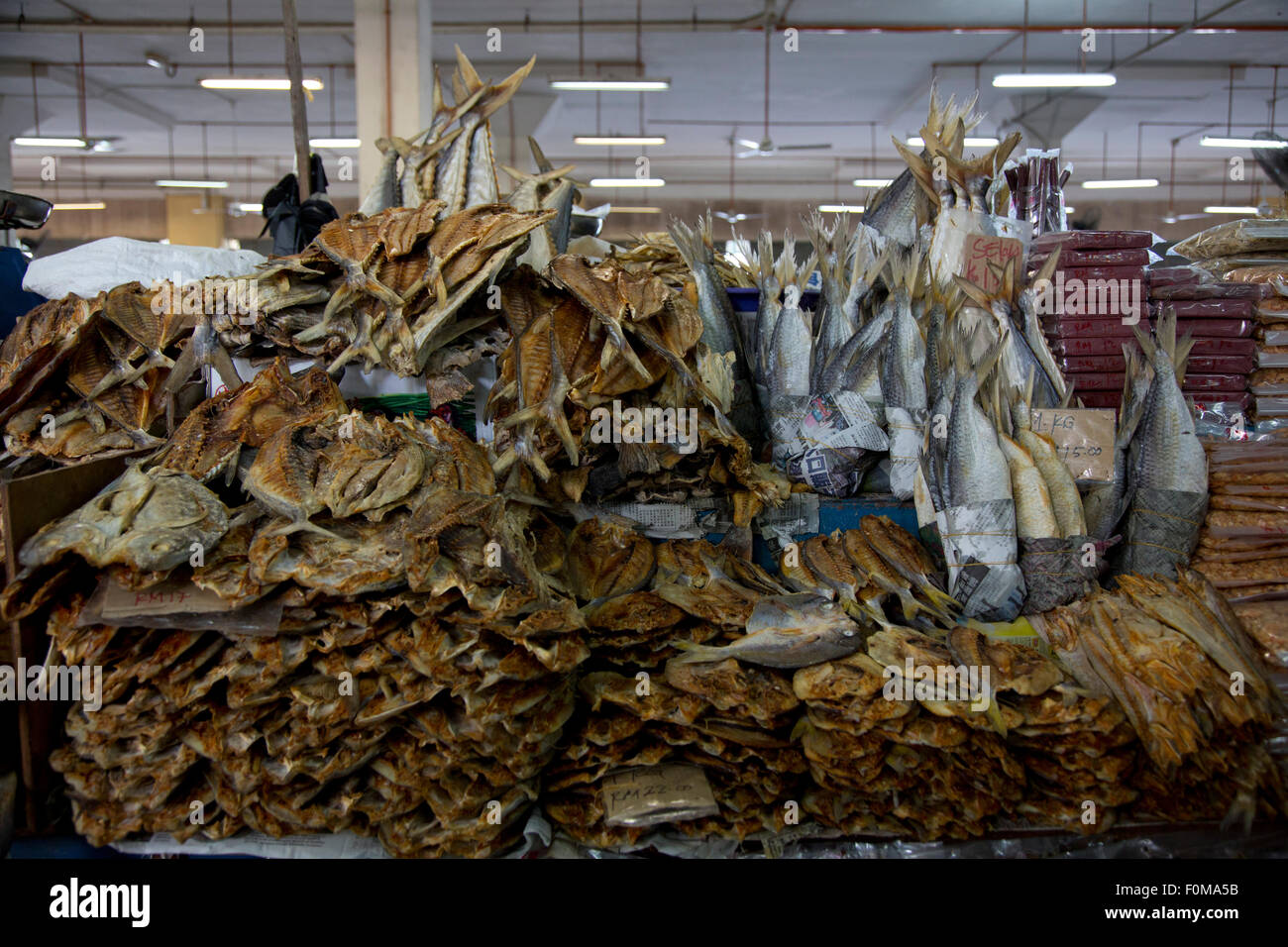 The Waterfront Fish Market Sandakan Sabah Borneo Malaysia Stock Photo ...