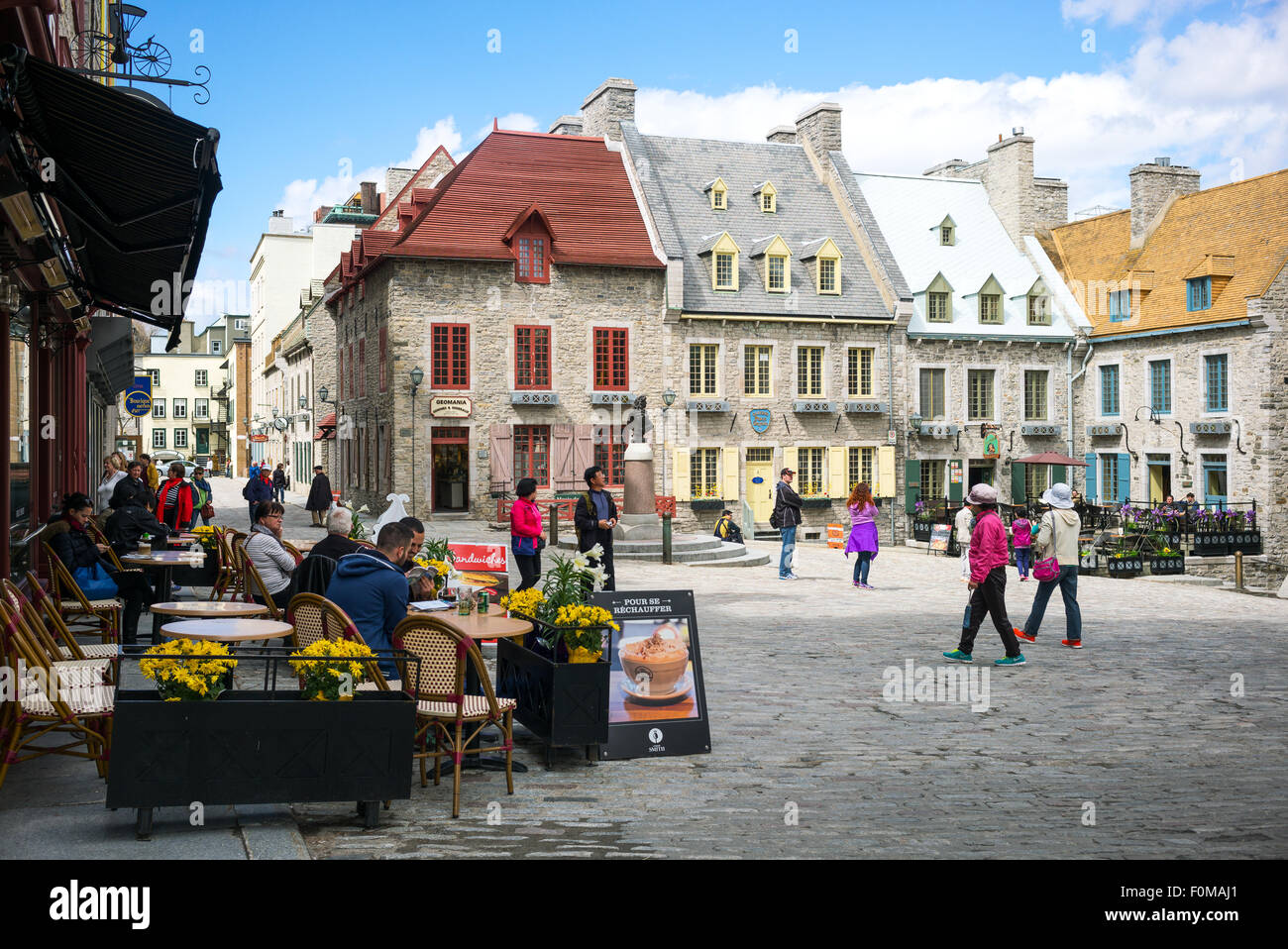 Quebec city royal square hi-res stock photography and images - Alamy