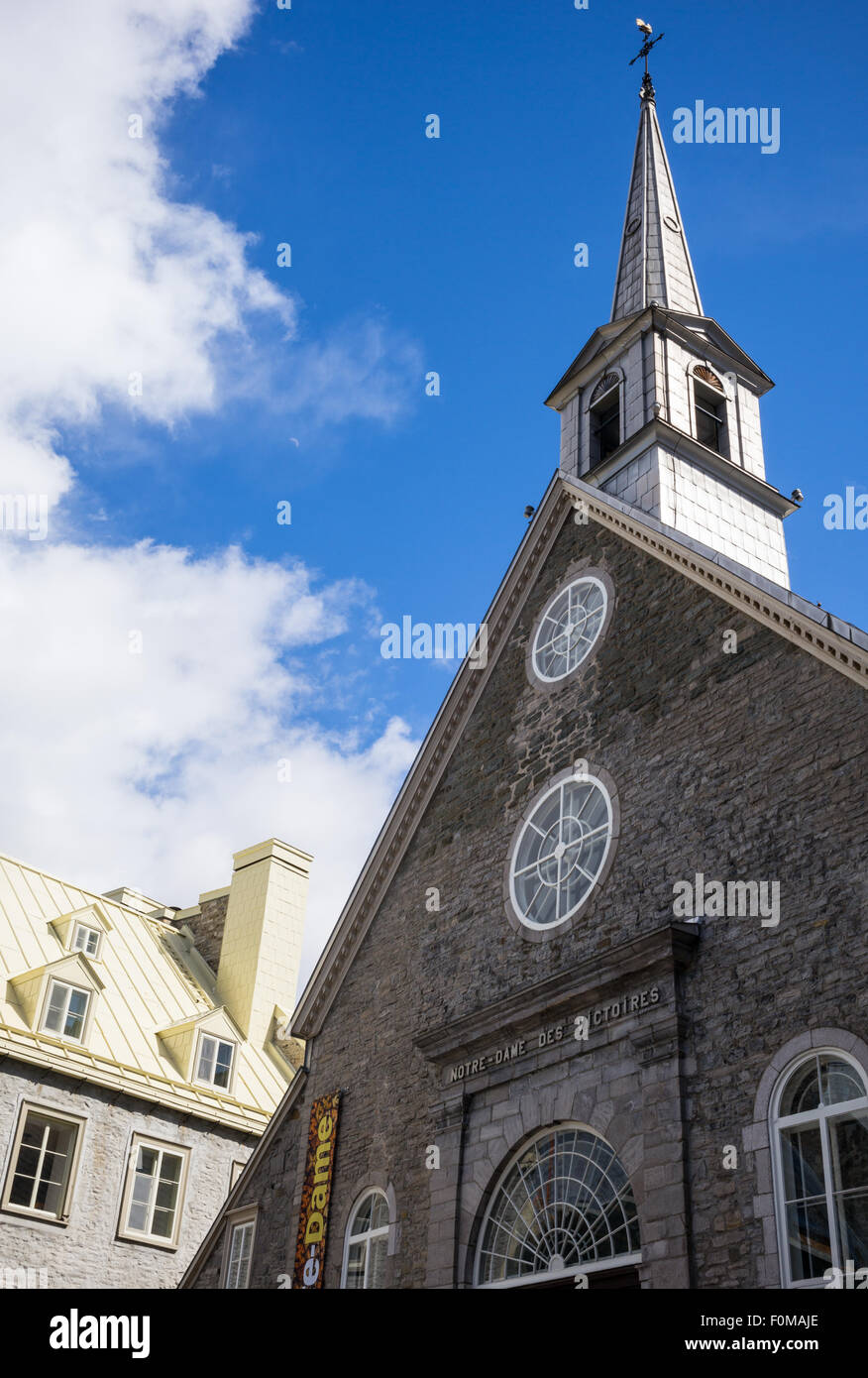 Quebec city church hi-res stock photography and images - Alamy