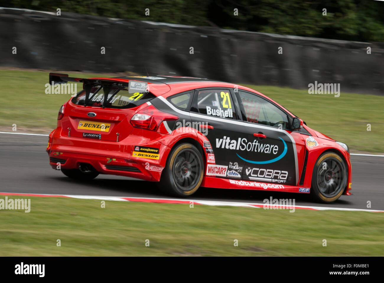 Mike Bushell at Druids in Team AmDtuning.com Oulton Park BTCC Stock ...