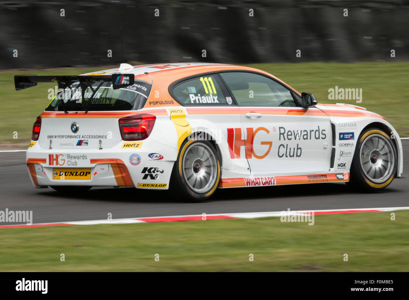 Andy Priaulx at Druids in Team IHG Rewards Club BMW 125i M Sports ...