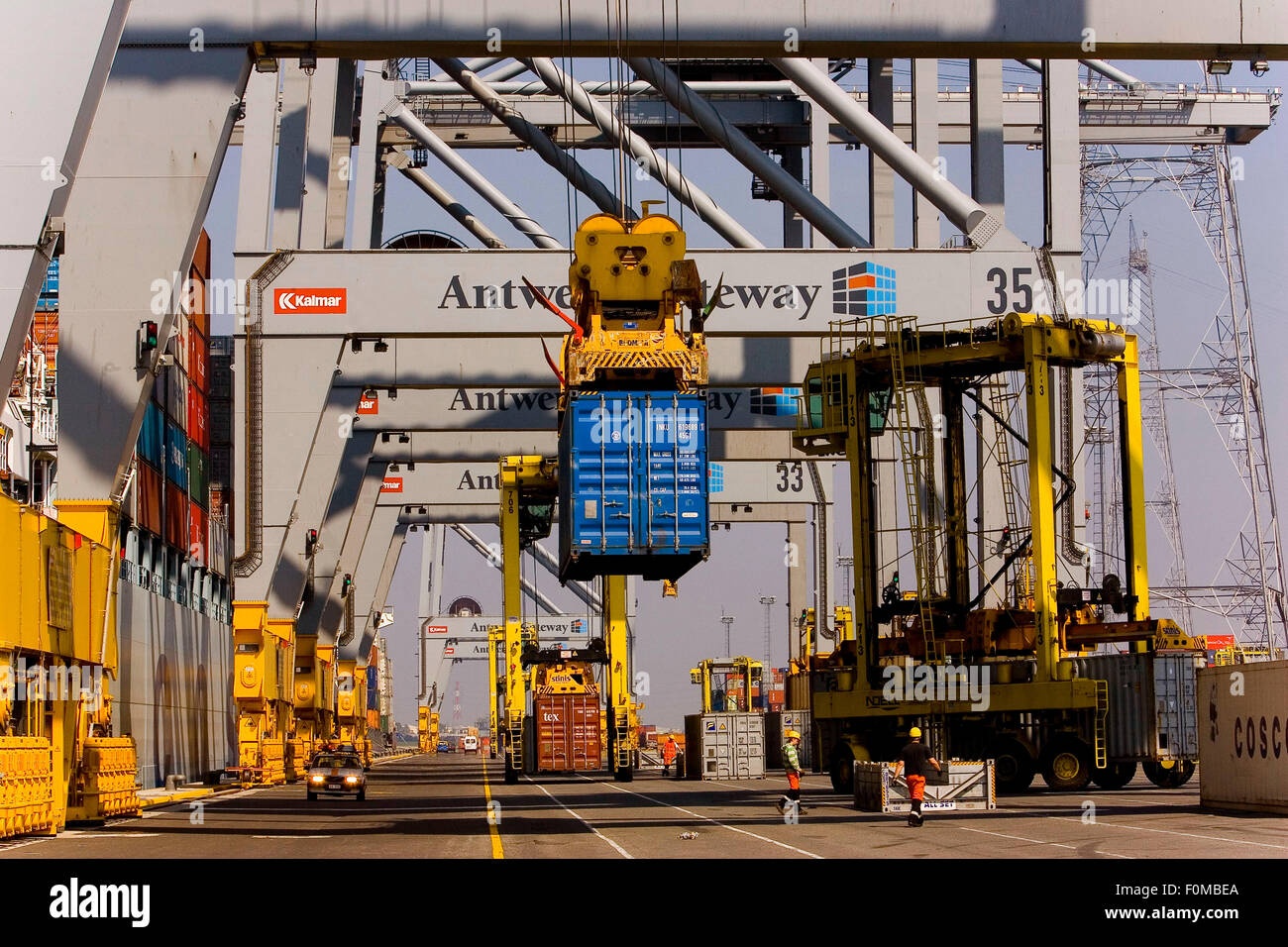 Belgium container port hi-res stock photography and images - Alamy