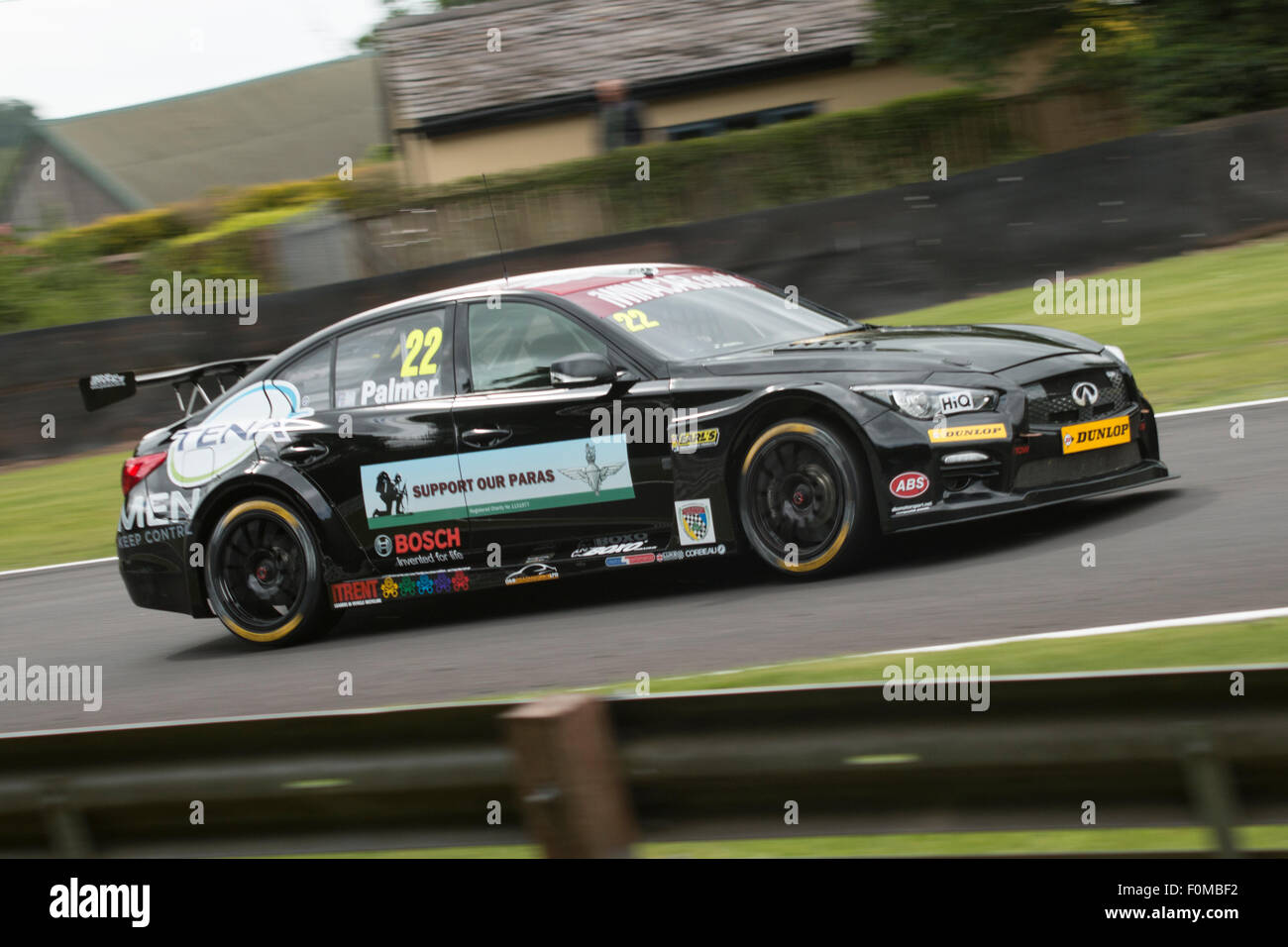 Derek Palmer Jr at Druids in the Team Support Our Paras Racing Infiniti ...