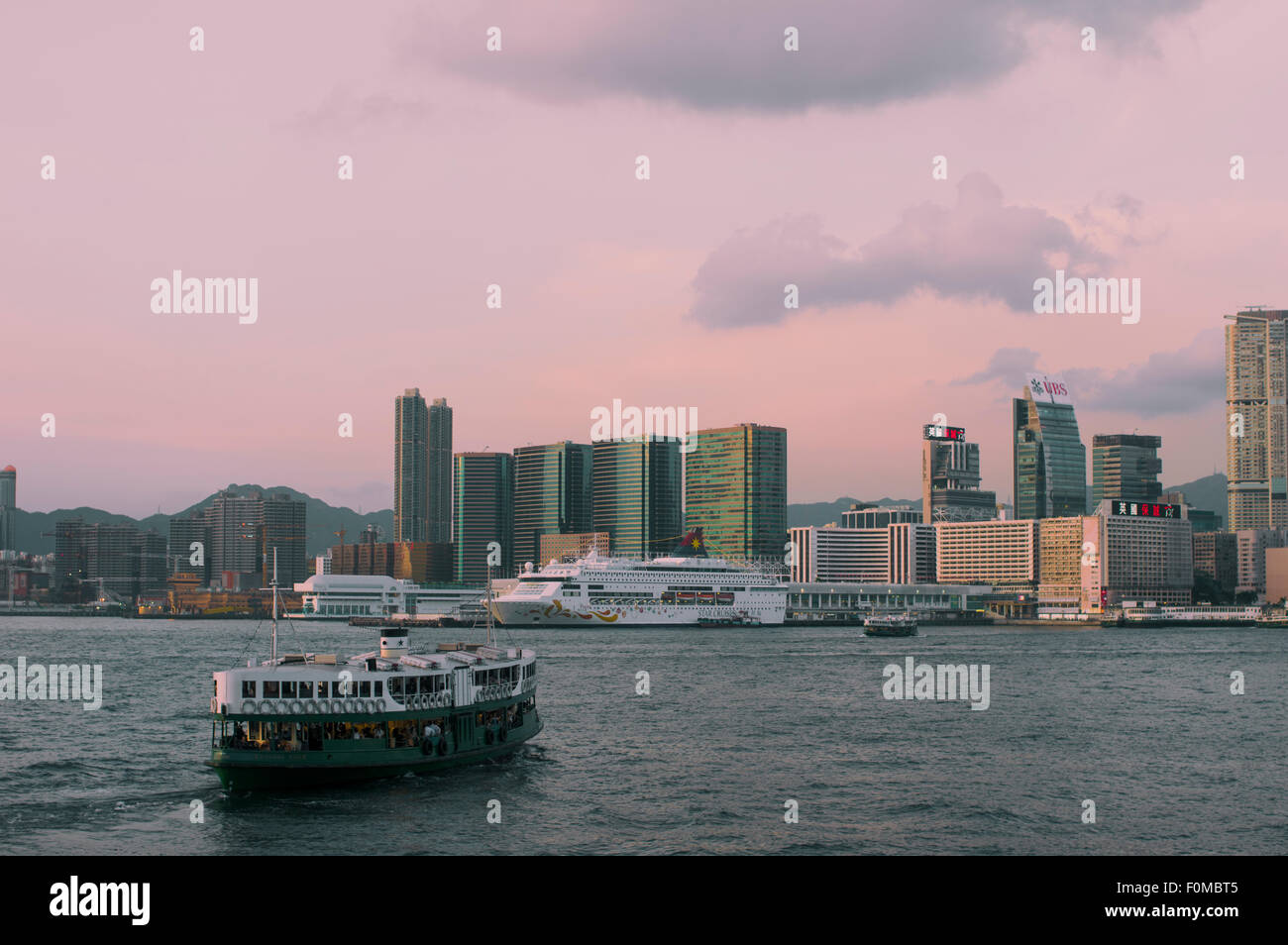 Star Ferry Central to Tsim Sha Tsui, Hong Kong Stock Photo - Alamy