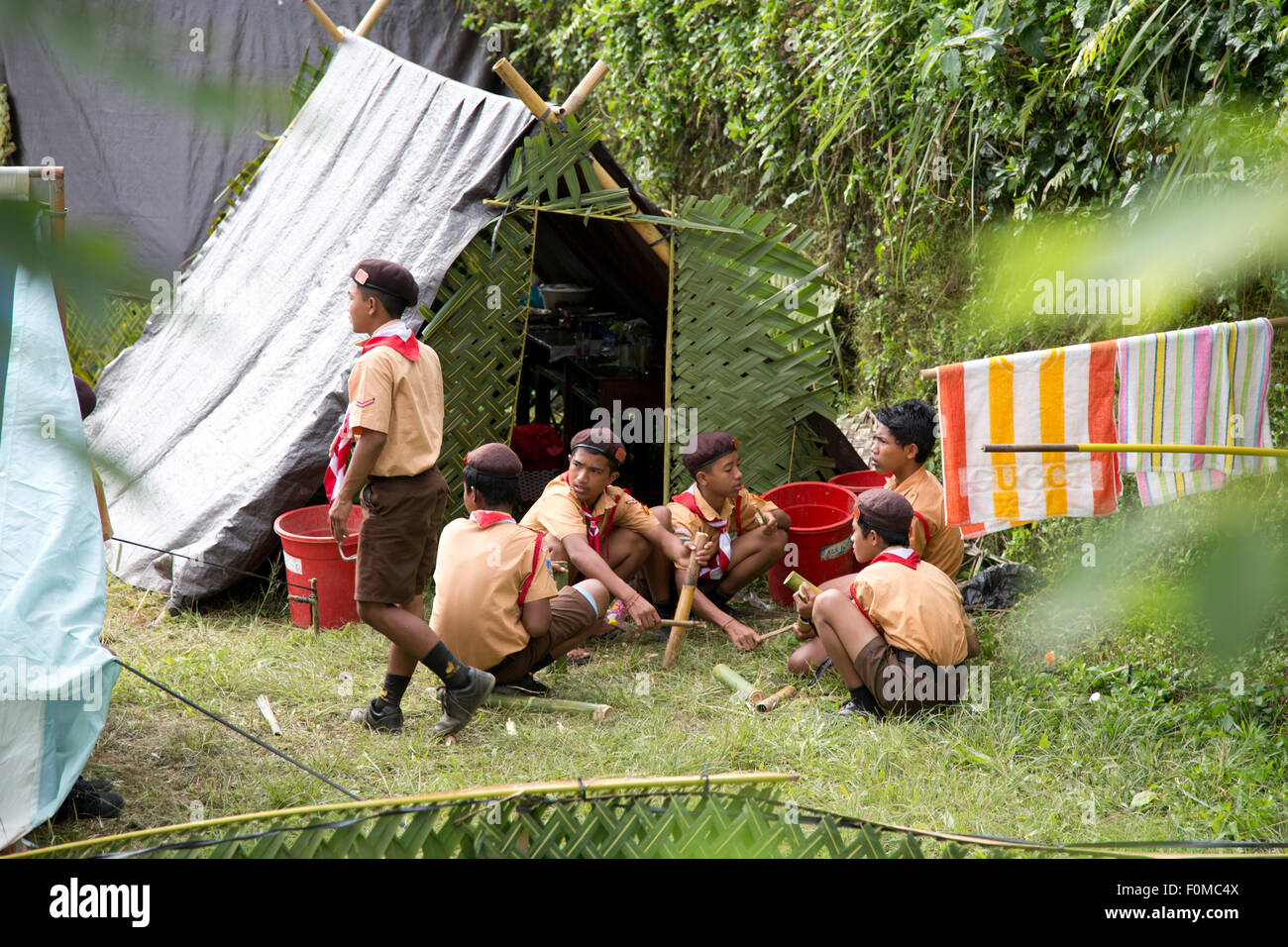 Girl guides camp hi-res stock photography and images - Alamy