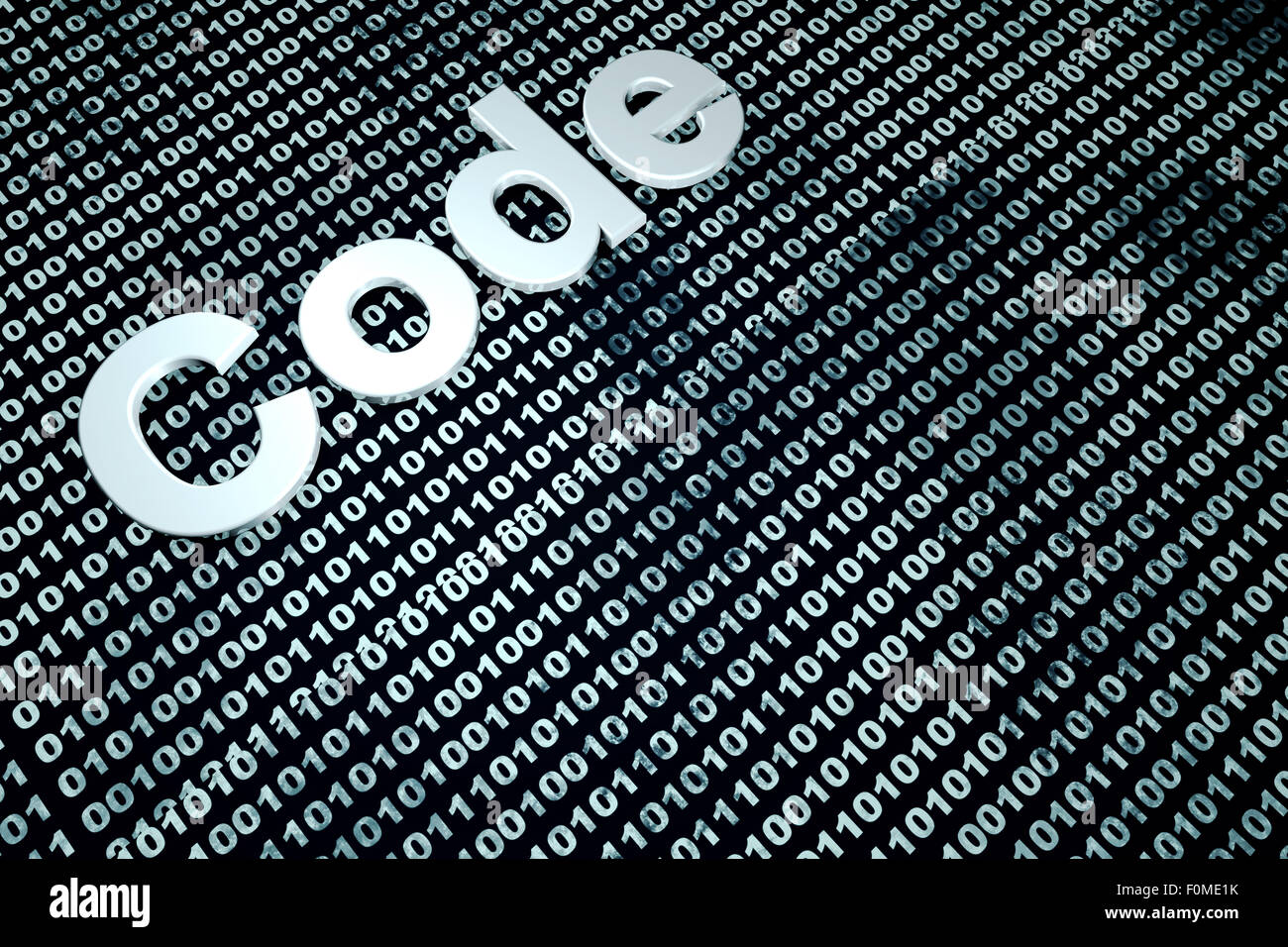 Binary Code. 3D rendered background Stock Photo - Alamy