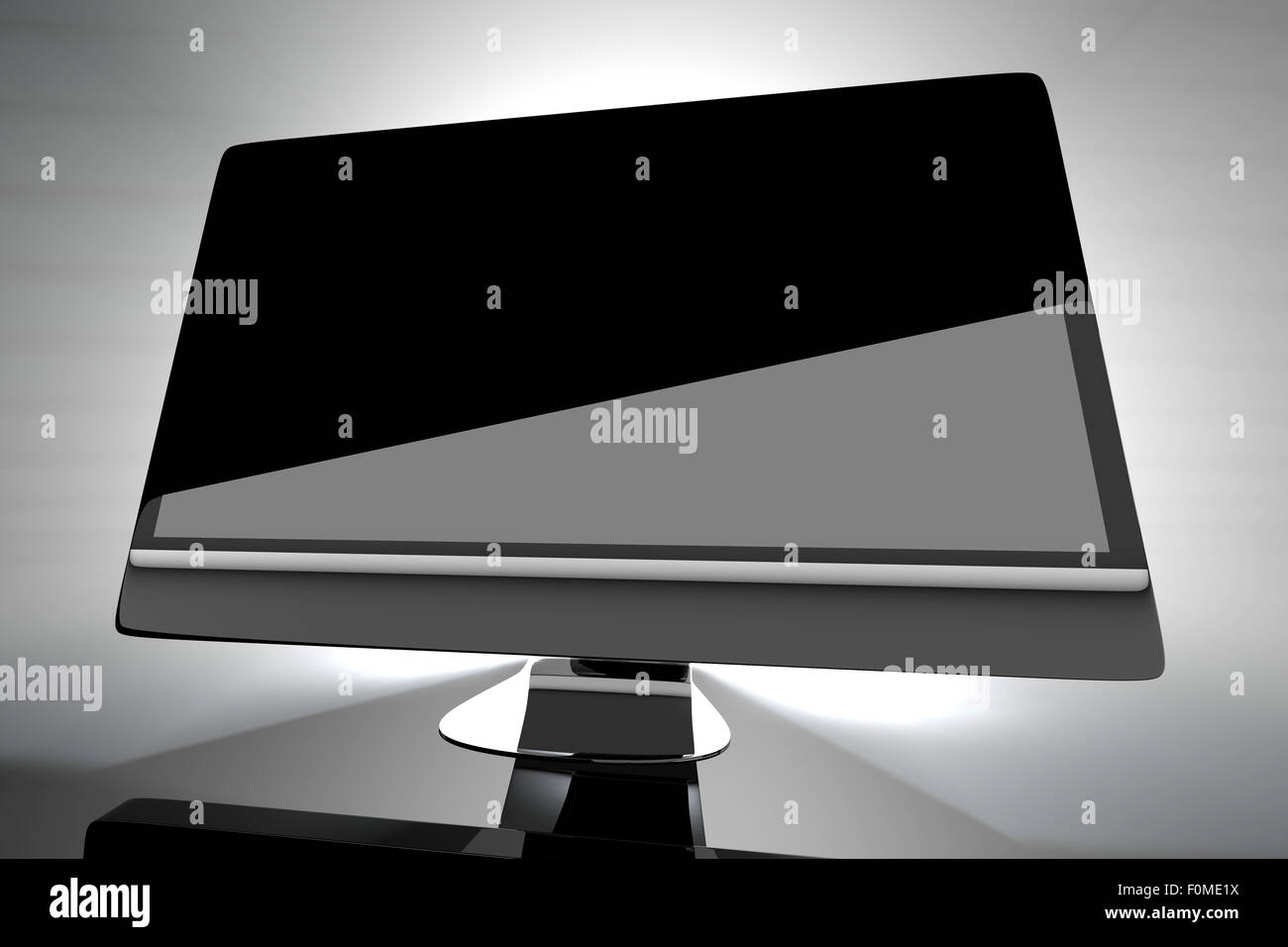 A All in one PC. 3D rendered Illustration Stock Photo - Alamy