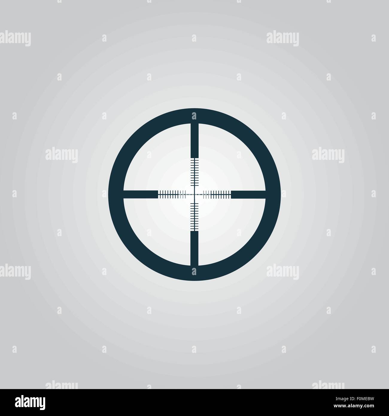 Crosshair target vector symbol hi-res stock photography and images - Alamy