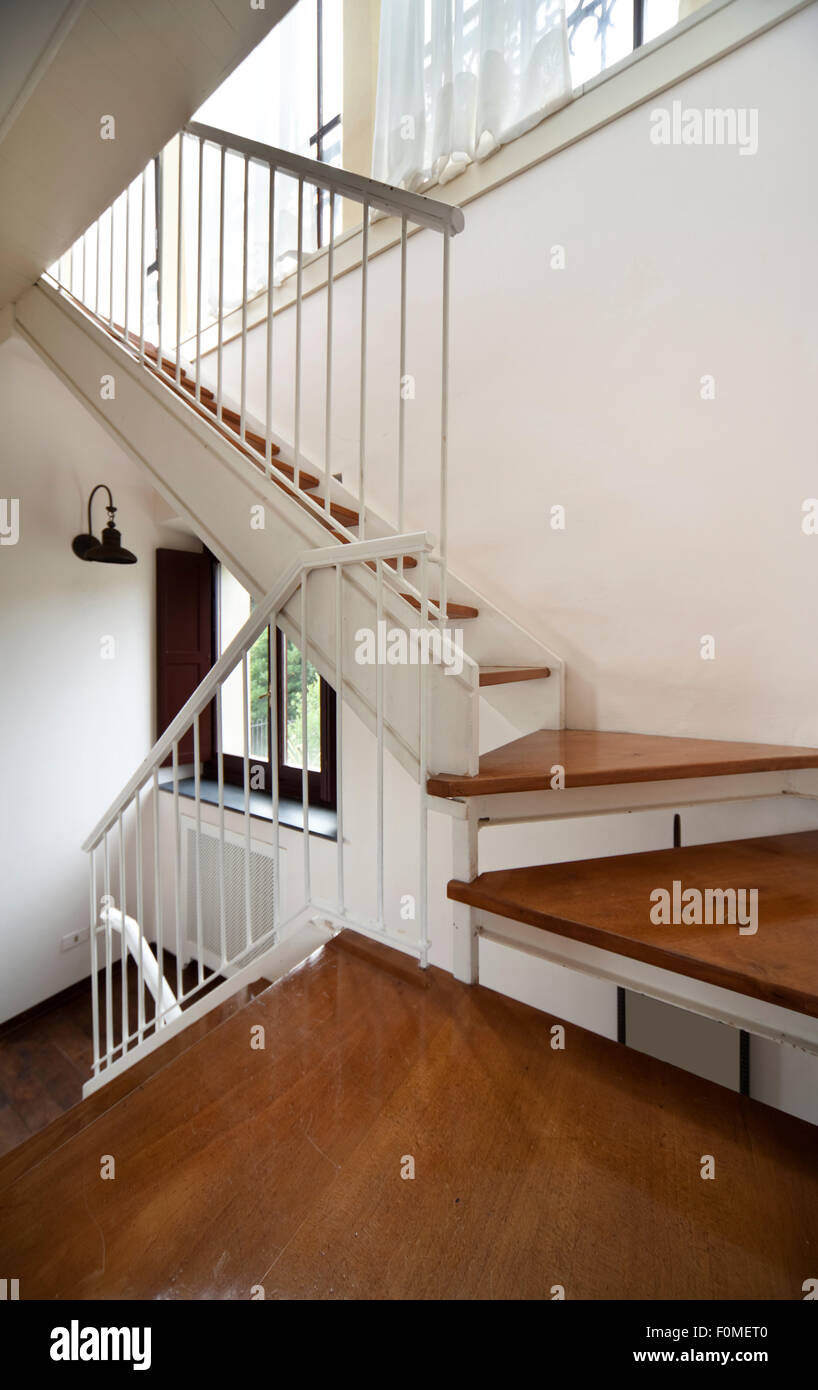 indoor wooden floor passage Stock Photo - Alamy
