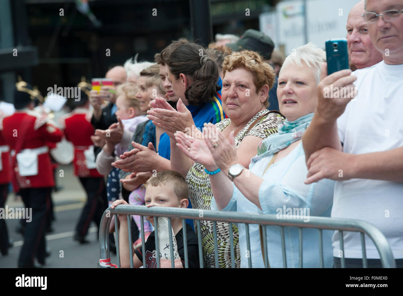 Yorkshire Regiment Freedom Parade in Barnsley town centre Stock Photo ...