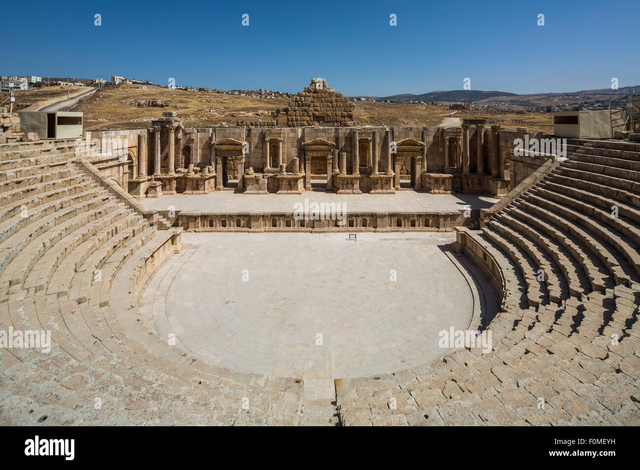 South Theater, Jerash, Jordan Stock Photo - Alamy
