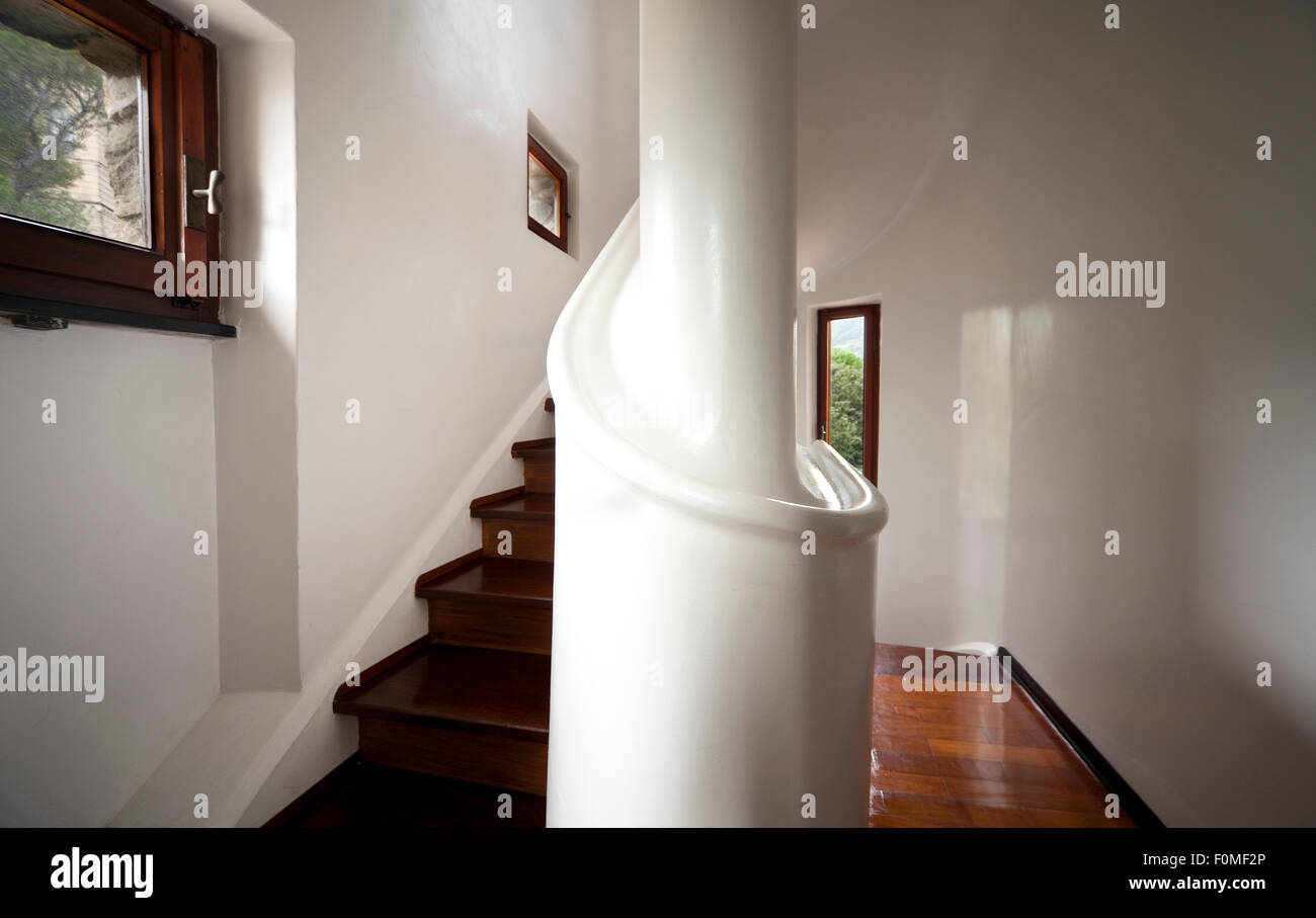 indoor wooden floor passage Stock Photo - Alamy