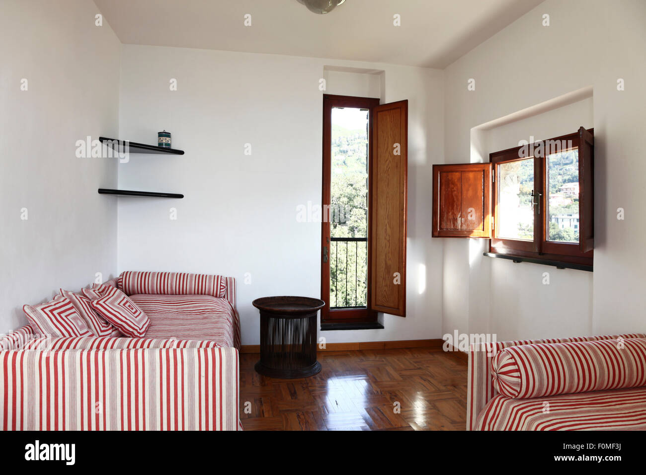 Rustic room interior Stock Photo - Alamy