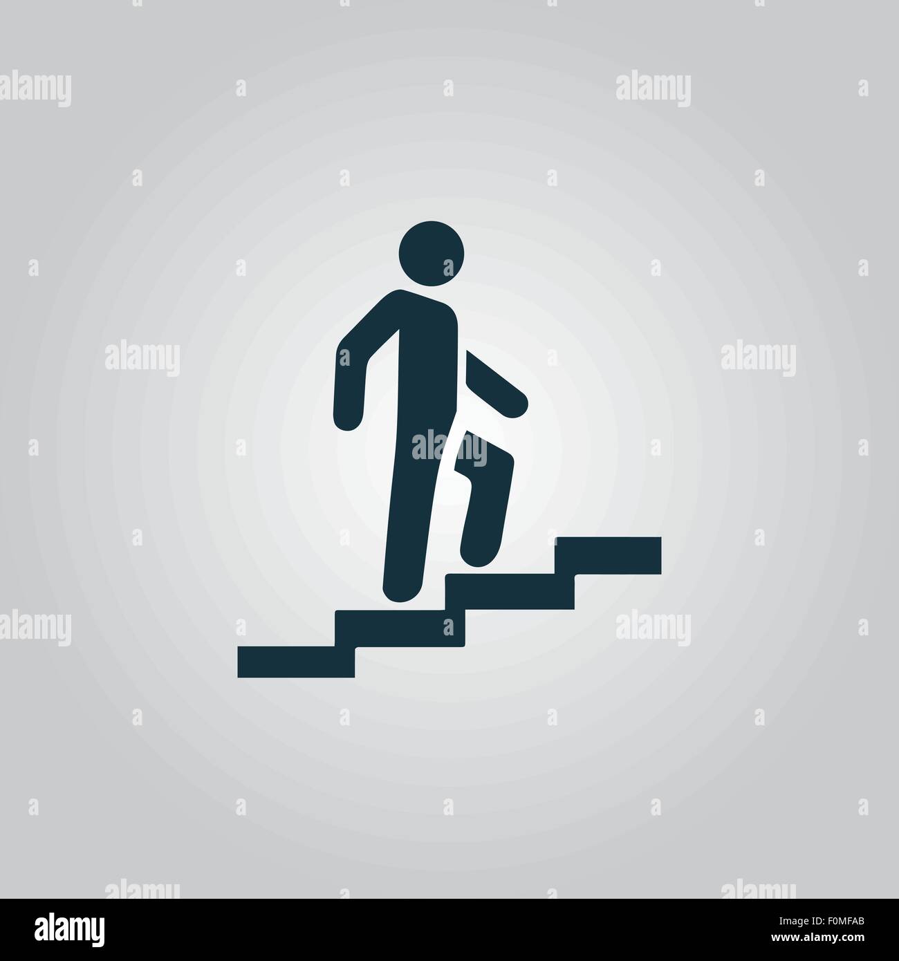 Going on stairs Stock Vector Images - Alamy