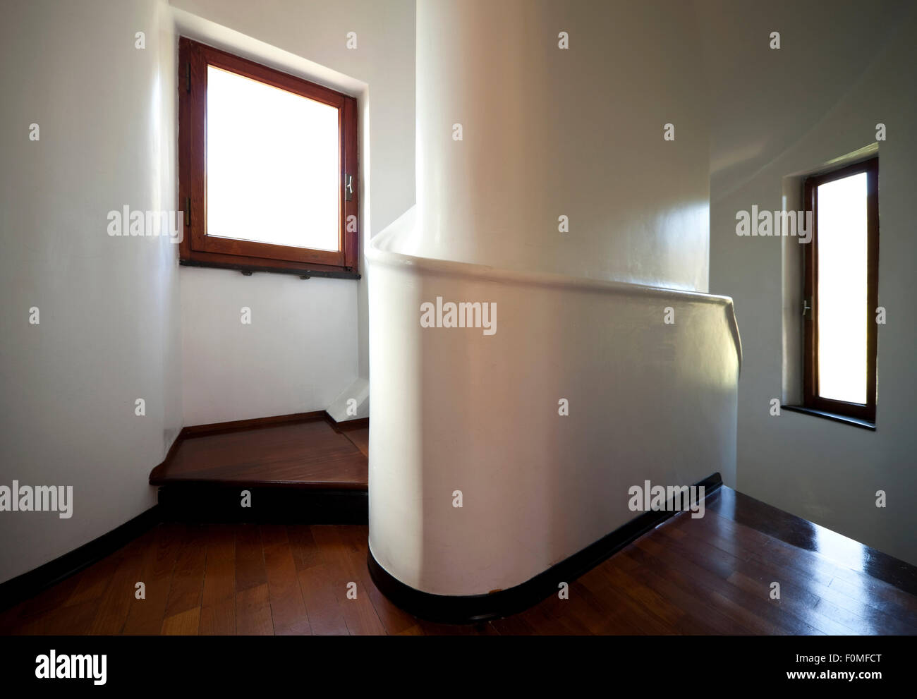 indoor wooden floor passage Stock Photo - Alamy