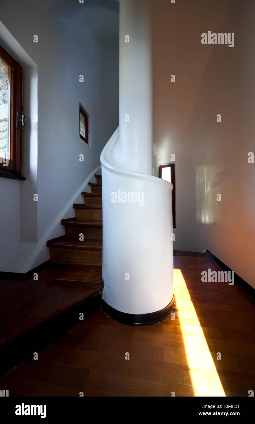 indoor wooden floor passage Stock Photo - Alamy