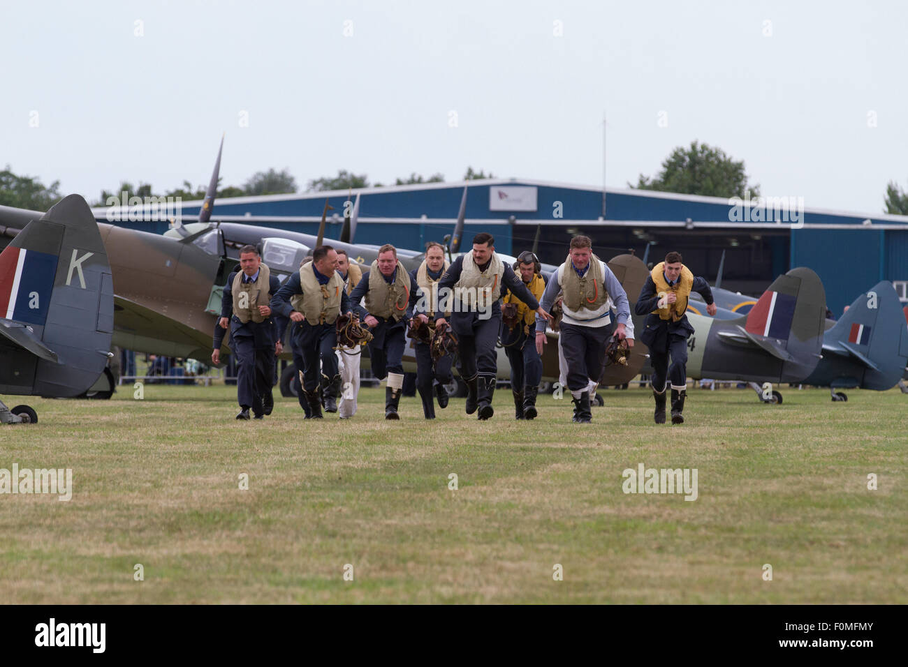 Raf pilots scramble hi-res stock photography and images - Alamy