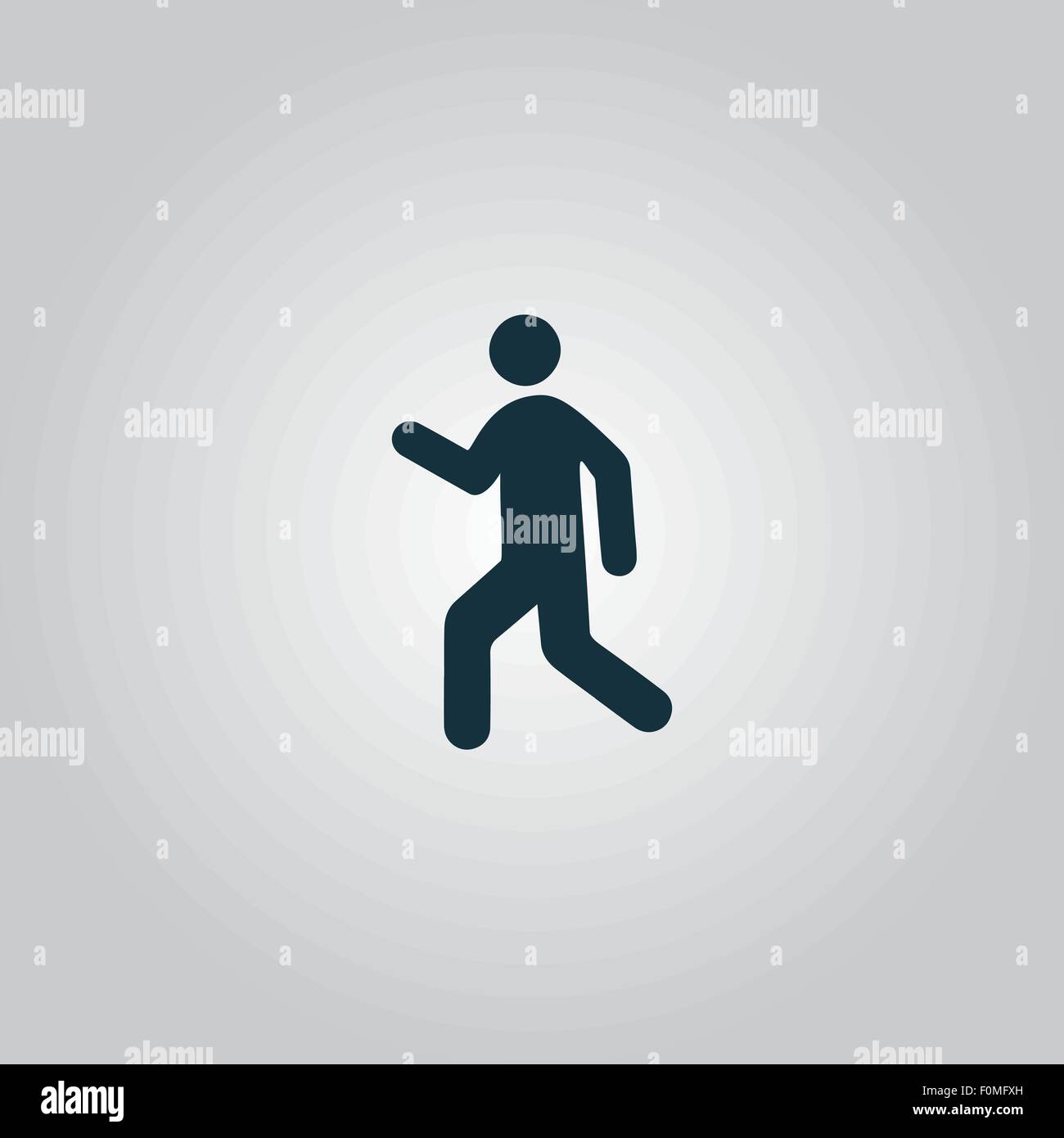 Man walk icon vector Stock Vector Image & Art - Alamy