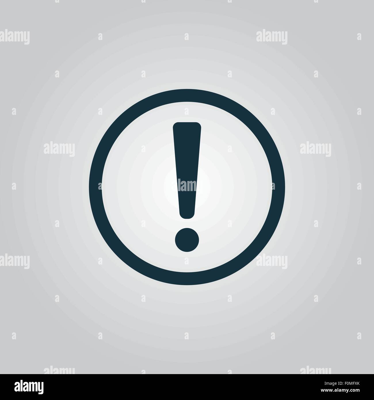 Exclamation mark in circle Stock Vector Images - Alamy