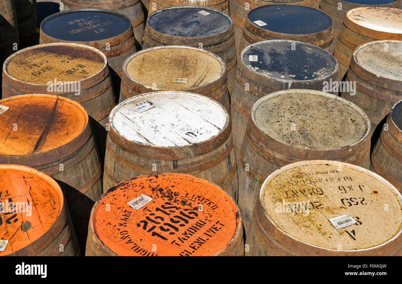 Whisky Distillery Barrel Storage High Resolution Stock Photography and ...
