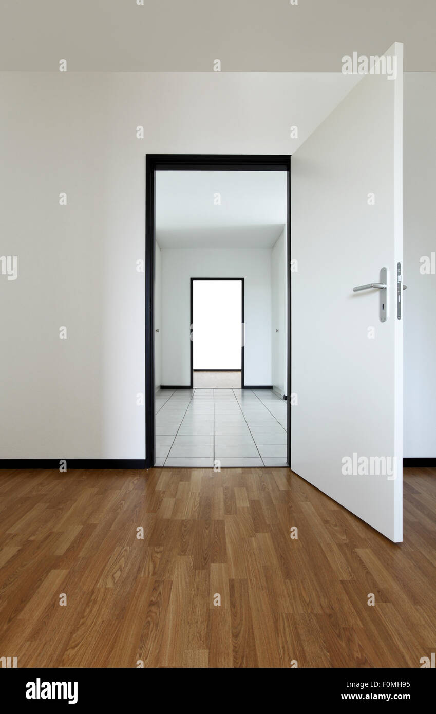 Interior of modern apartment, corridor Stock Photo - Alamy